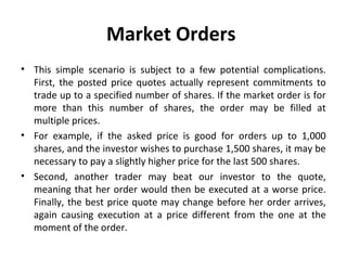 Margin trading and types of order | PPT