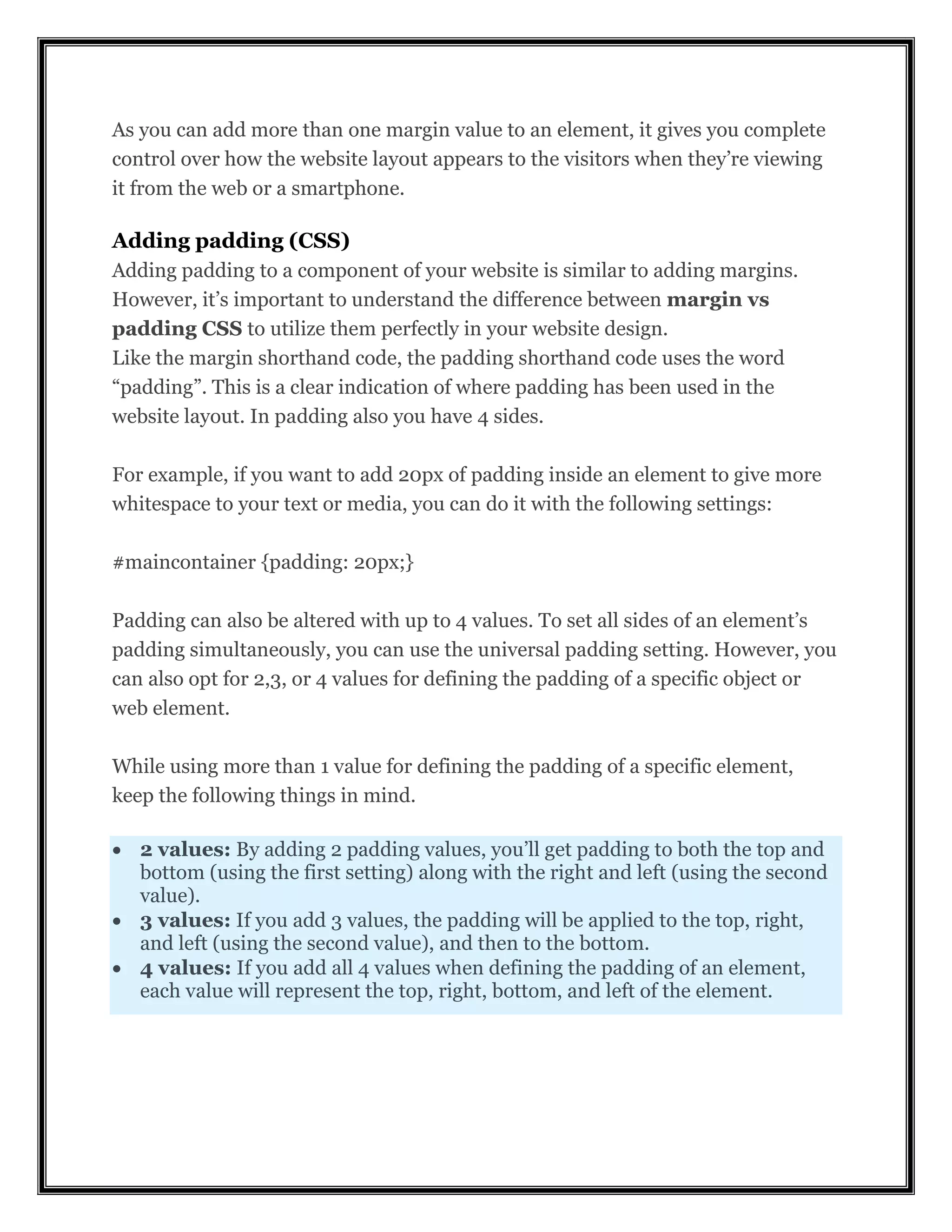 Margin Vs Paddingpdf 