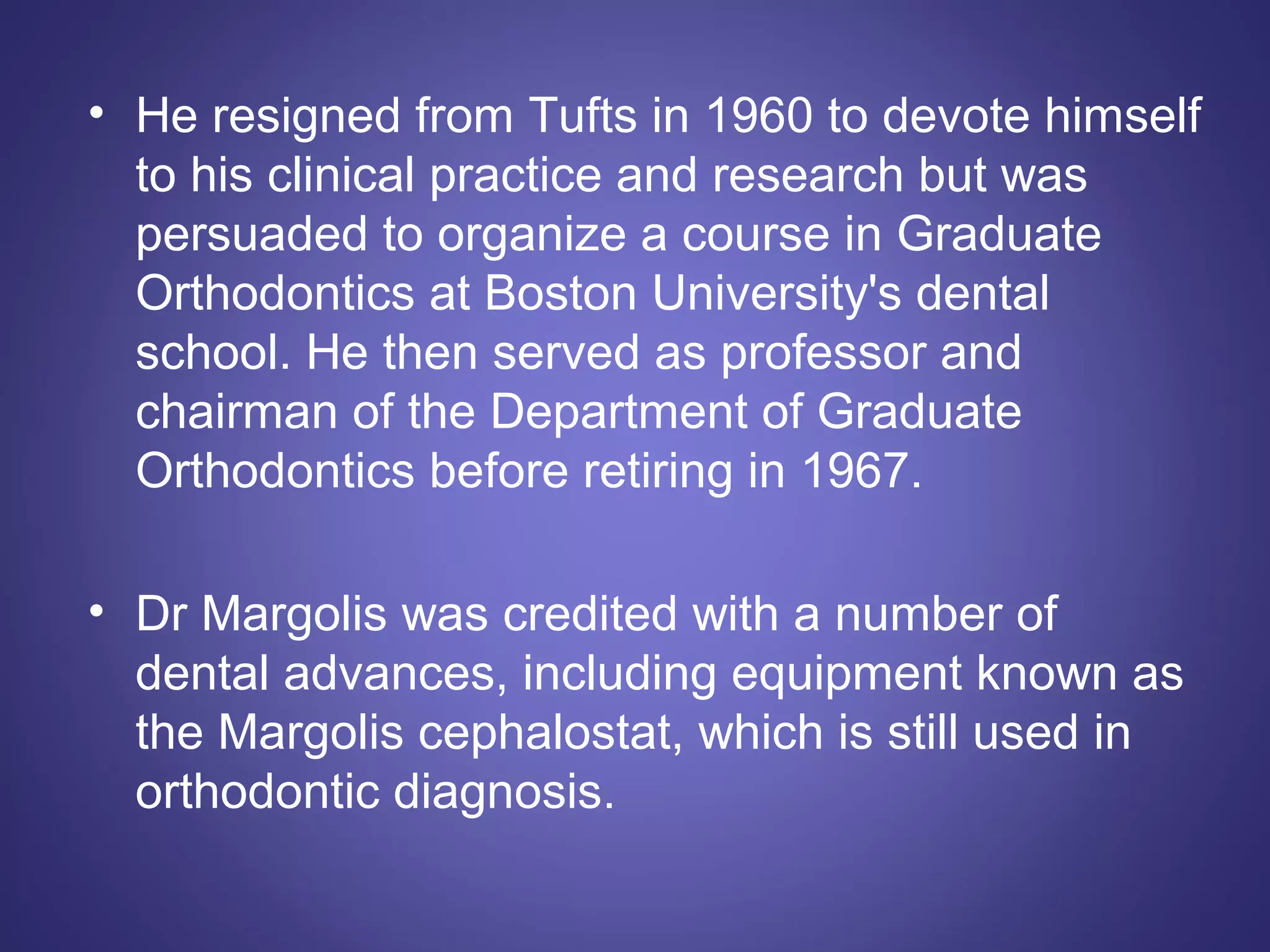 Margolis analysis | PPT