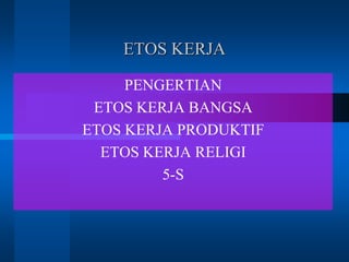 Margono 11a-etos kerja | PPT