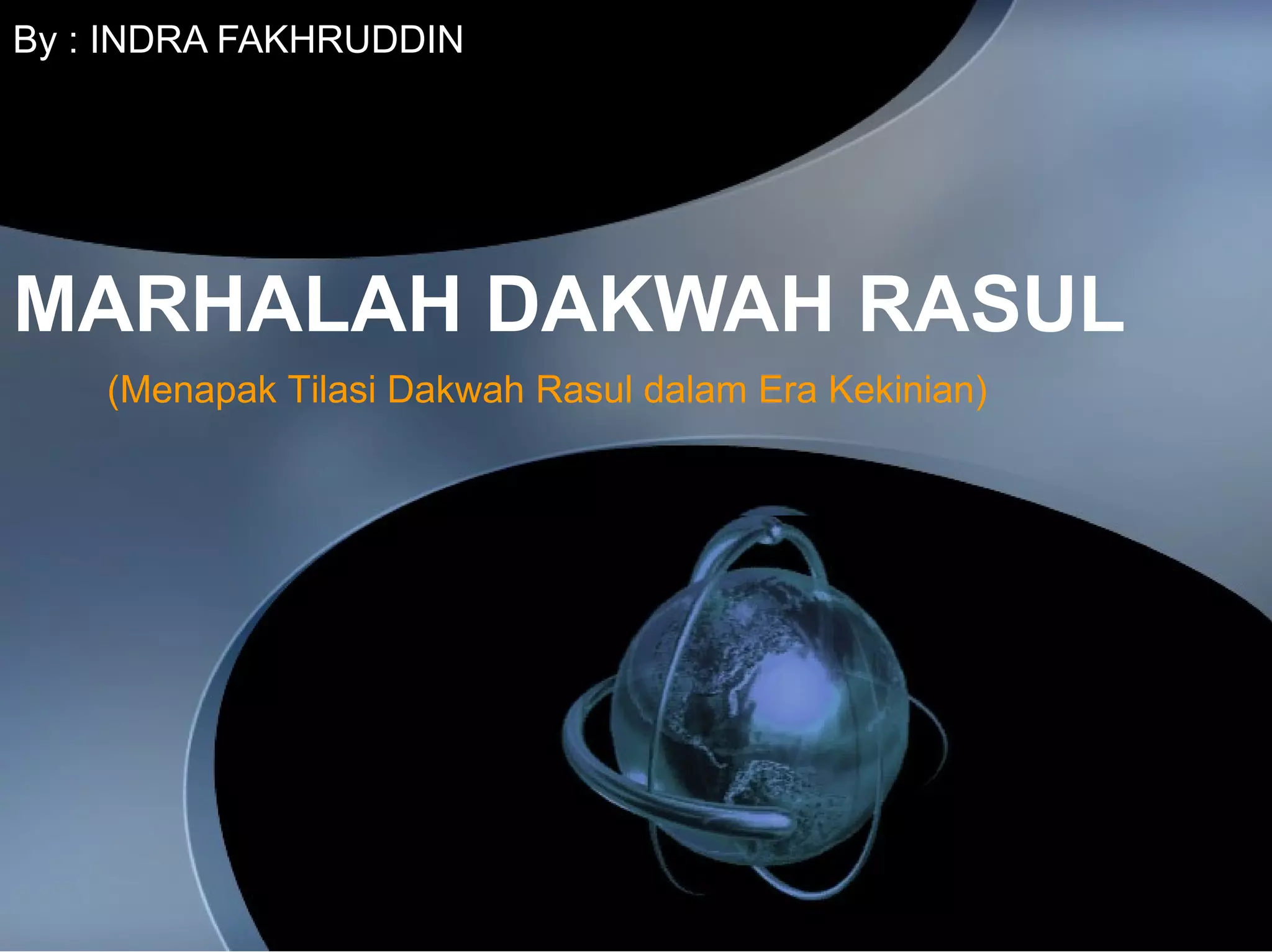 Marhalah dakwah rasul | PPS