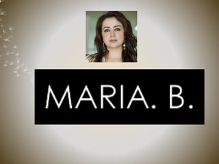 Maria b - consumer behavior | PPTX