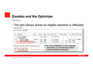 Exadata and the Oracle Optimizer: The Untold Story | PDF | Databases | Computer Software and ...