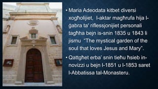 Beata Maria Adeodata Pisani | PPT