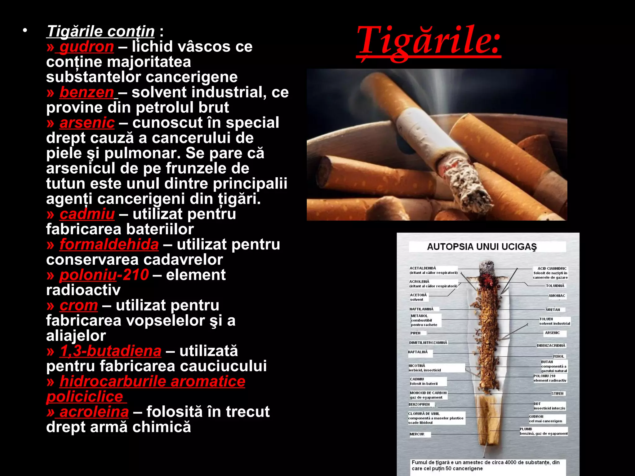 Maria apavaloae tigarile si pericolul fumatului | PPT