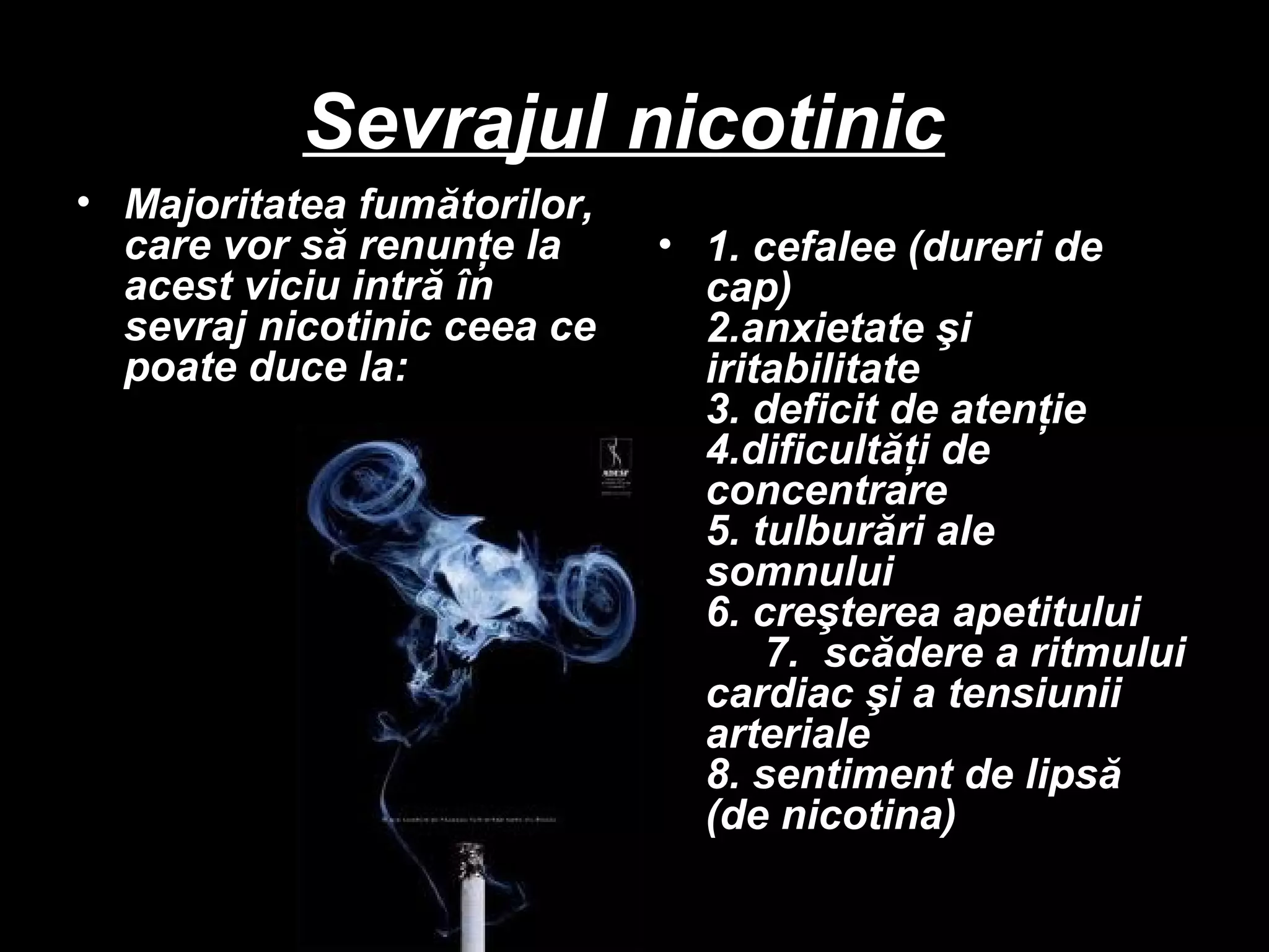 Maria apavaloae tigarile si pericolul fumatului | PPT