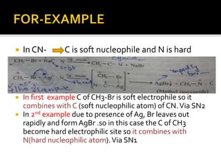 effect of nucleophile on substitution reaction|organic chemistry | PPTX