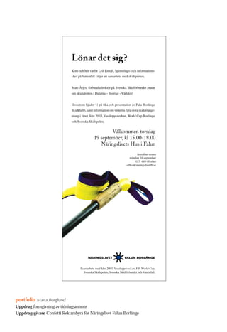 Maria Berglund Portfolio | PDF