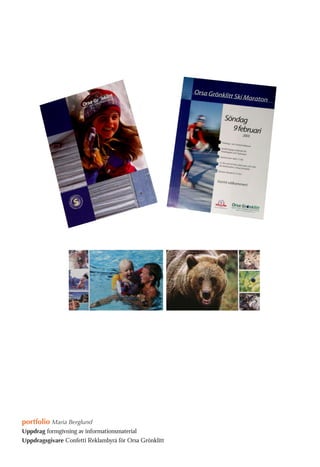 Maria Berglund Portfolio | PDF