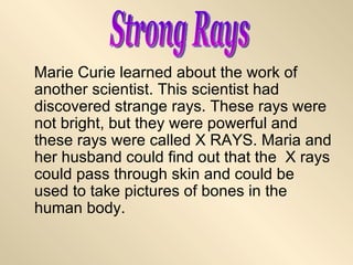 Maria Sklodowska Curie | PPT