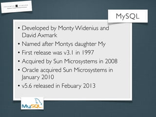 MariaDB - The Future of MySQL? | PPT