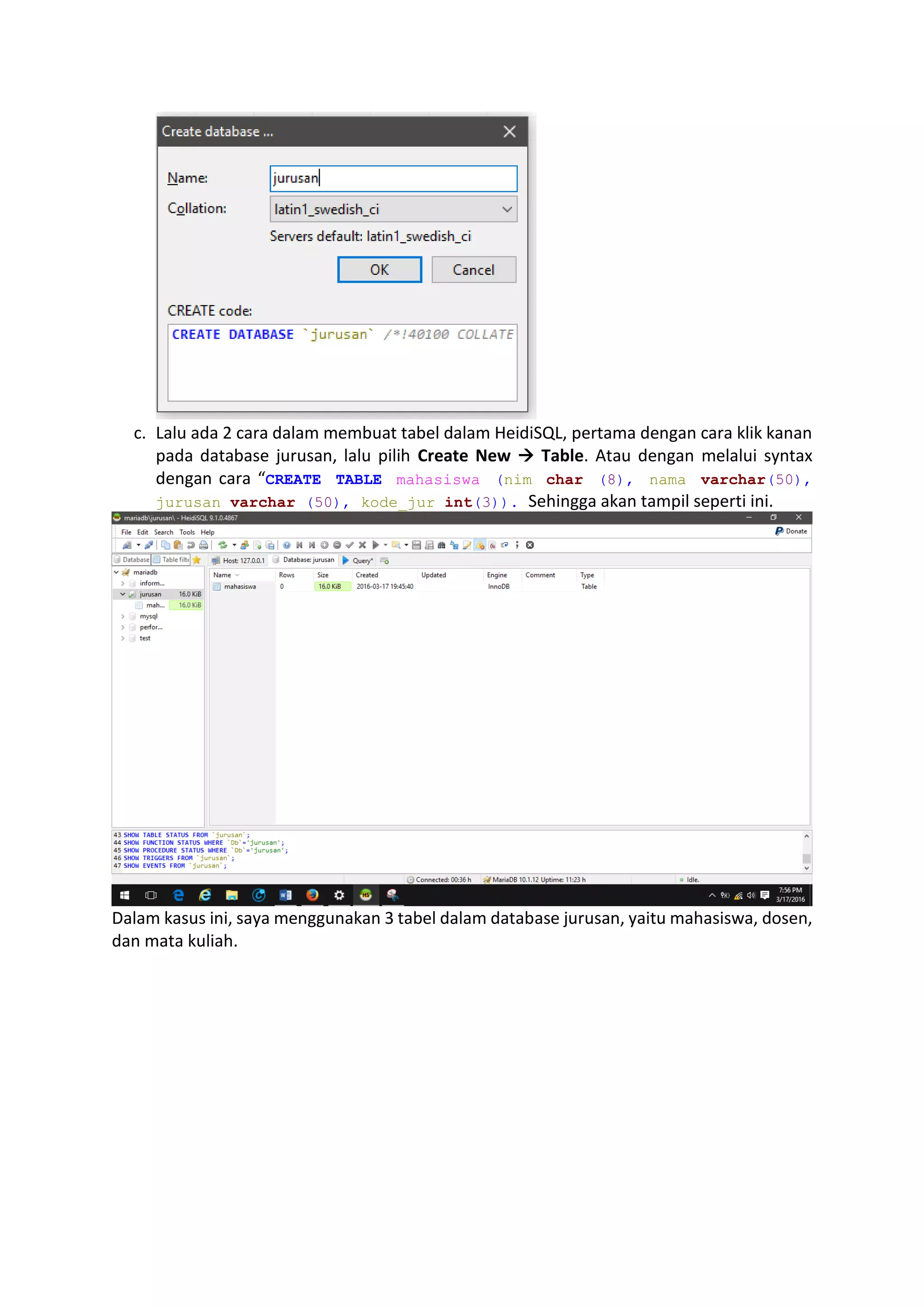 Tutorial Penggunaan MariaDB Untuk Pemula | PDF