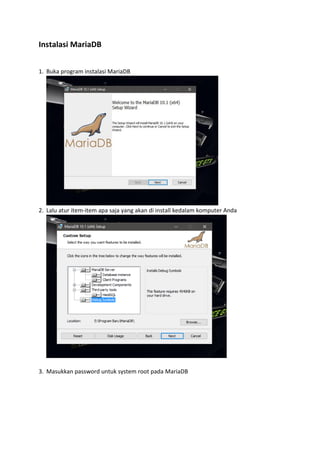 Tutorial Penggunaan MariaDB Untuk Pemula | PDF
