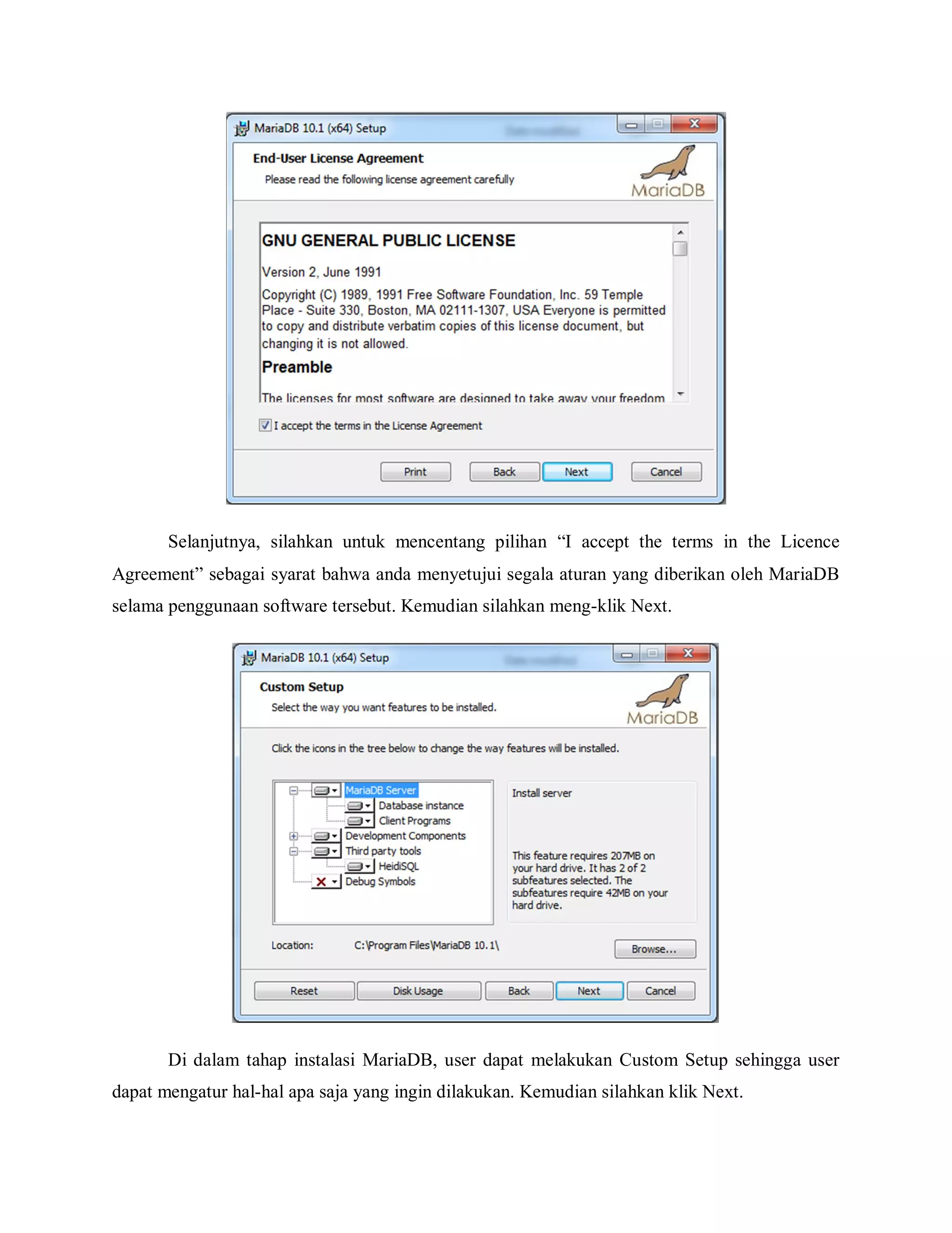Installation MariaDB and How to Use it | PDF