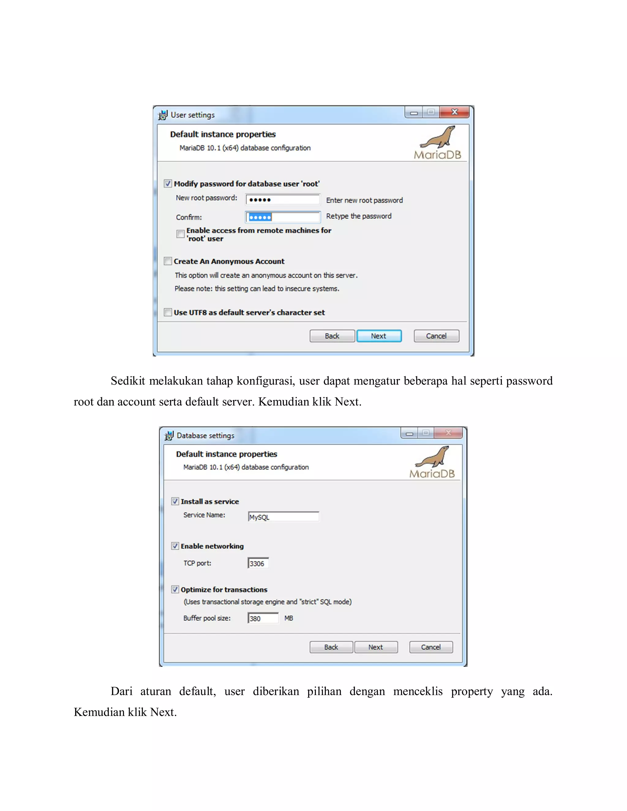 Installation MariaDB and How to Use it | PDF