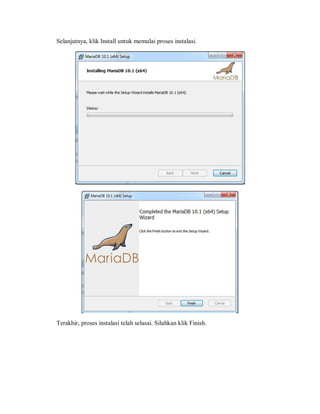 Installation MariaDB and How to Use it | PDF
