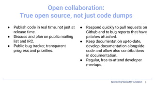 Mariadb.org sponsorship | PPT