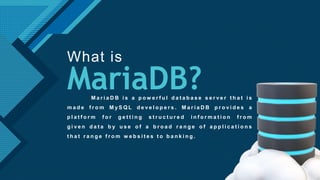 mariadb.pptx