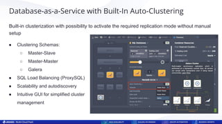 MariaDB Auto-Clustering, Vertical and Horizontal Scaling within Jelastic PaaS | PPT