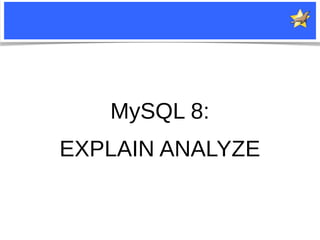ANALYZE for Statements - MariaDB's hidden gem | PDF