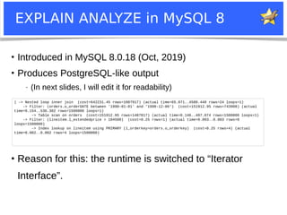 ANALYZE for Statements - MariaDB's hidden gem | PPT