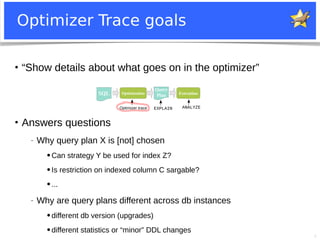 Optimizer Trace Walkthrough | PDF | Databases | Computer Software and Applications