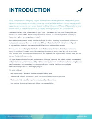 mariadb-platform-high-availability-guide_whitepaper_1001.pdf | Databases | Computer Software and ...