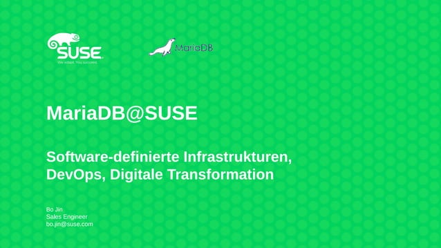 Software-definierte Infrastrukturen, DevOps, Digitale Transformation | PPT