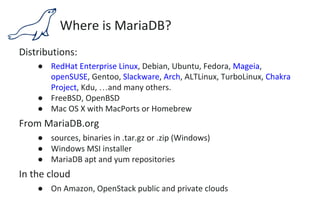 MariaDB 10 and Beyond | PPT