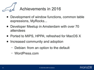 MariaDB foundation membership | PPT