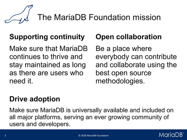 MariaDB foundation membership | PPT