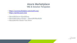 MariaDB on MS Azure - 2 | PPT