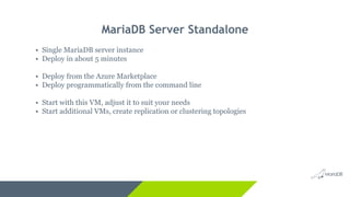 MariaDB on MS Azure - 2 | PPT