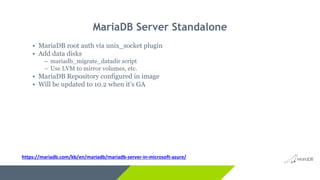 MariaDB on MS Azure - 2 | PPT