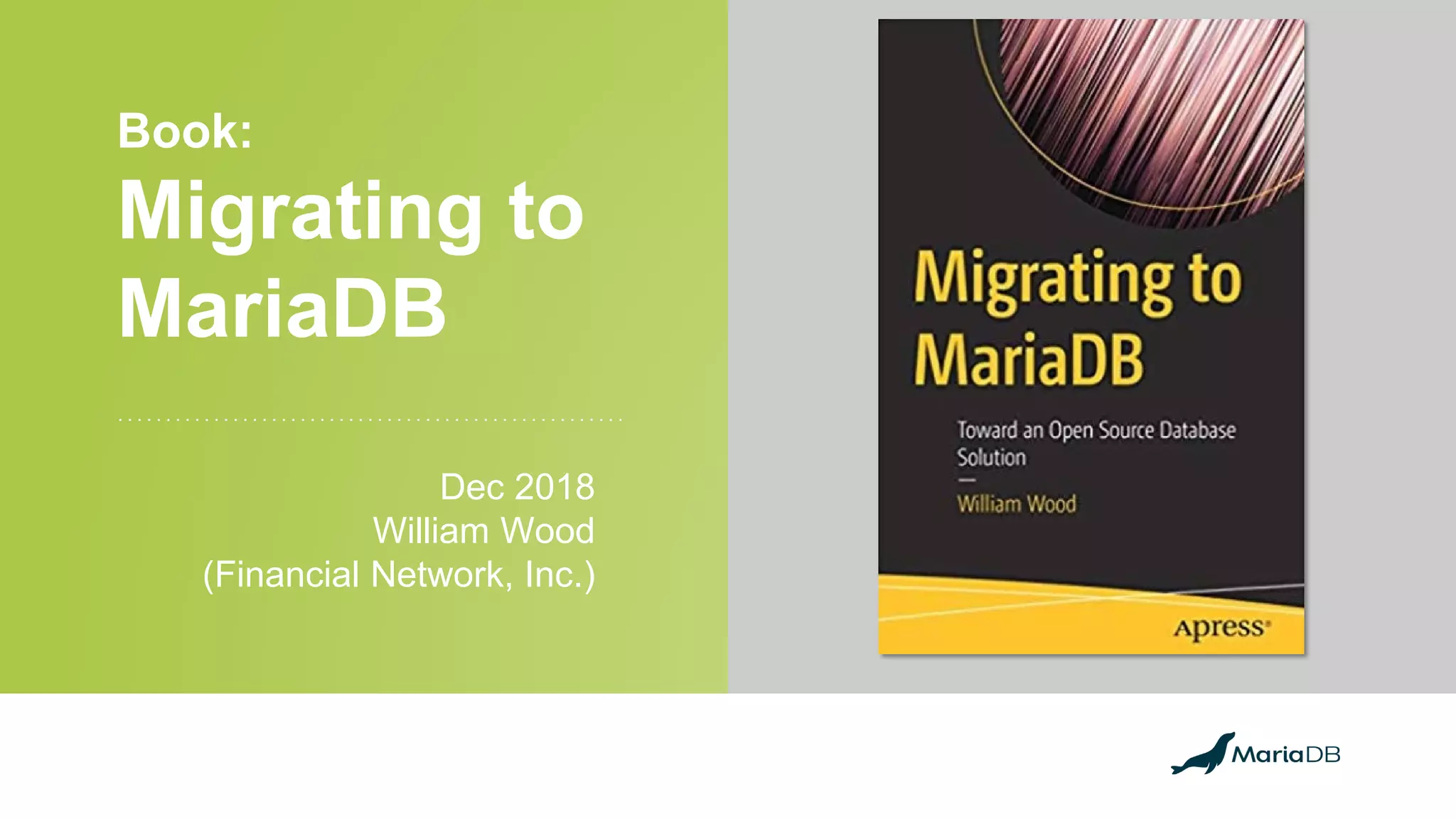 MariaDB migration from commercial database | PPT