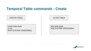 Discovering and querying temporal data | PPTX | Databases | Computer Software and Applications
