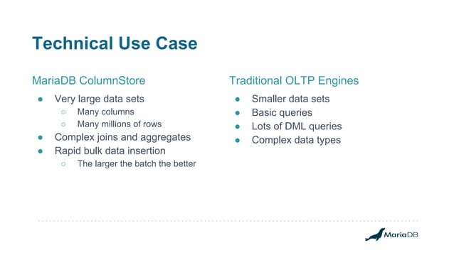 Understanding The Architecture Of Mariadb Columnstore