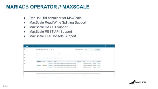 MariaDB Paris Roadshow - 19 September 2024 | PPT