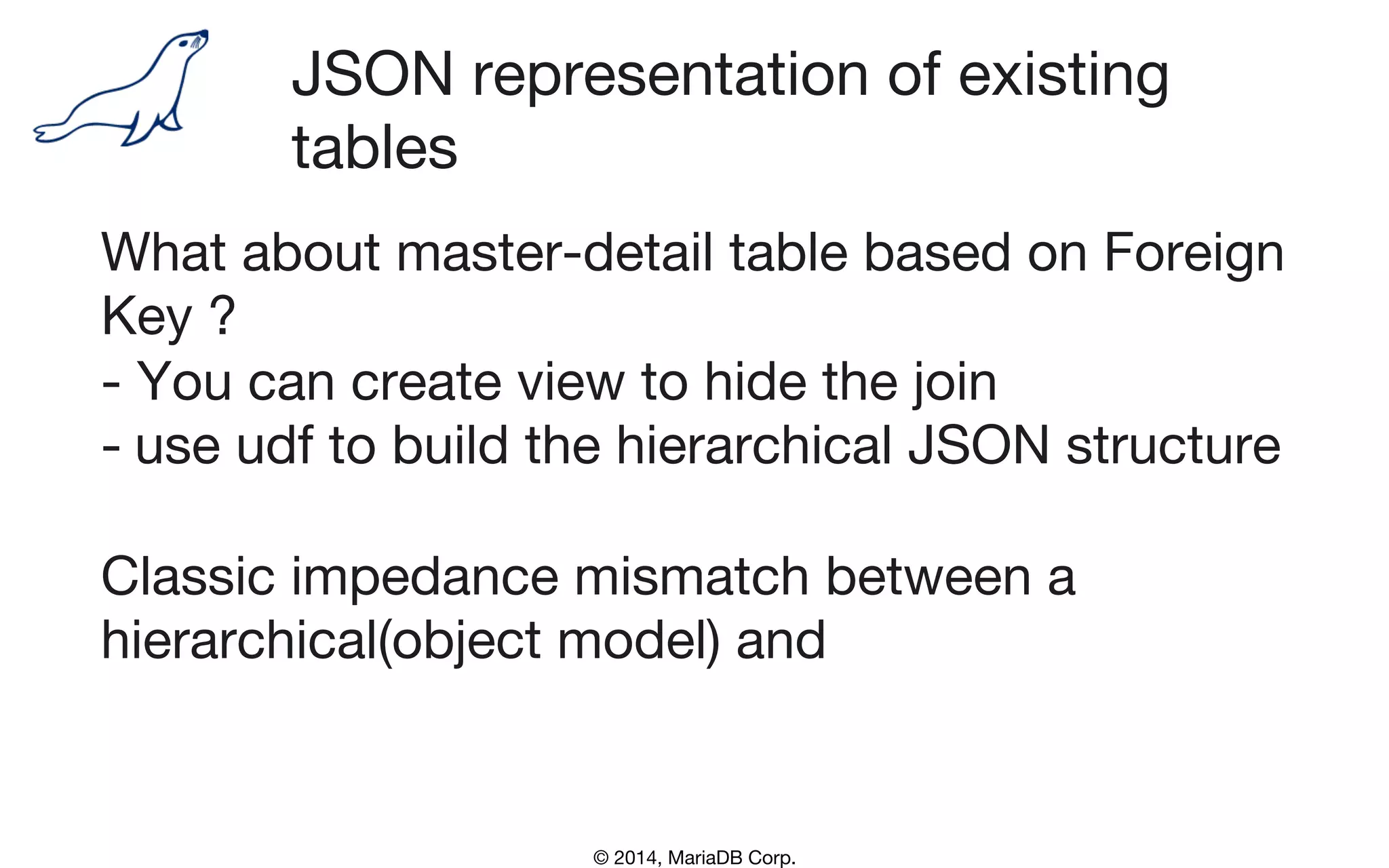 MariaDB: Connect Storage Engine | PDF | Databases | Computer Software ...