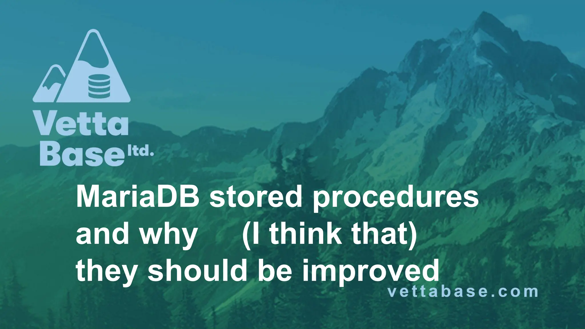 Mariadb Stored Procedures And Why They Should Be Improved Ppt