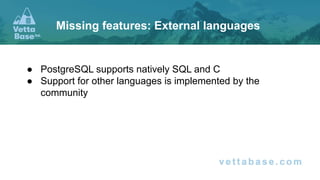MariaDB stored procedures and why they should be improved | PDF