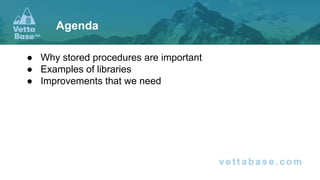 MariaDB stored procedures and why they should be improved | PDF