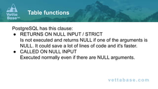 MariaDB stored procedures and why they should be improved | PPT