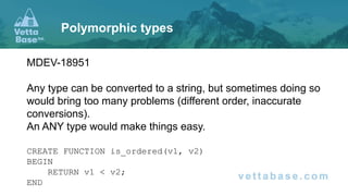 MariaDB stored procedures and why they should be improved | PDF