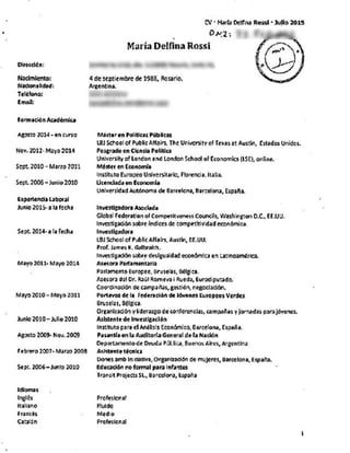 Maria delfina rossi | PDF