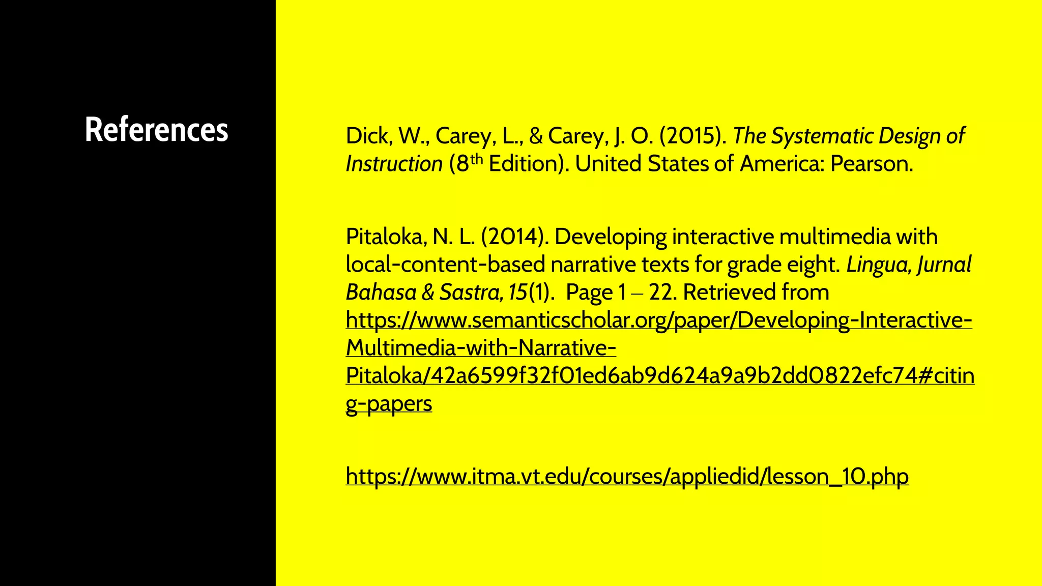 Formative Evaluation - Instructional Design and Development | PPT