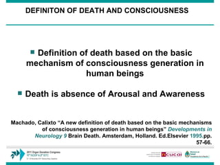 Maria Elisa Barone - Argentina - Tuesday 29 - Death Diagnosis and Organ ...