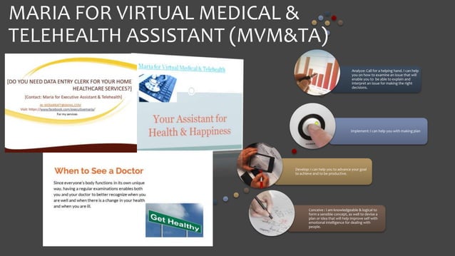 Maria for virtual medical & telehealth assistant (ad) | PPT