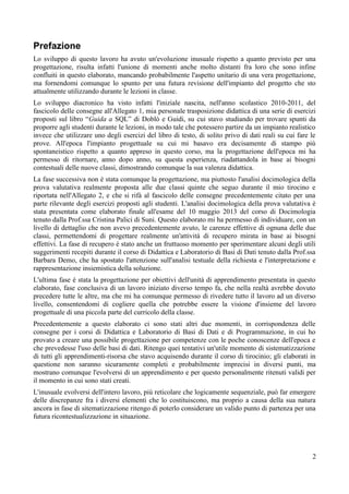 Maria Grazia Maffucci - progettazione per obiettivi | PDF