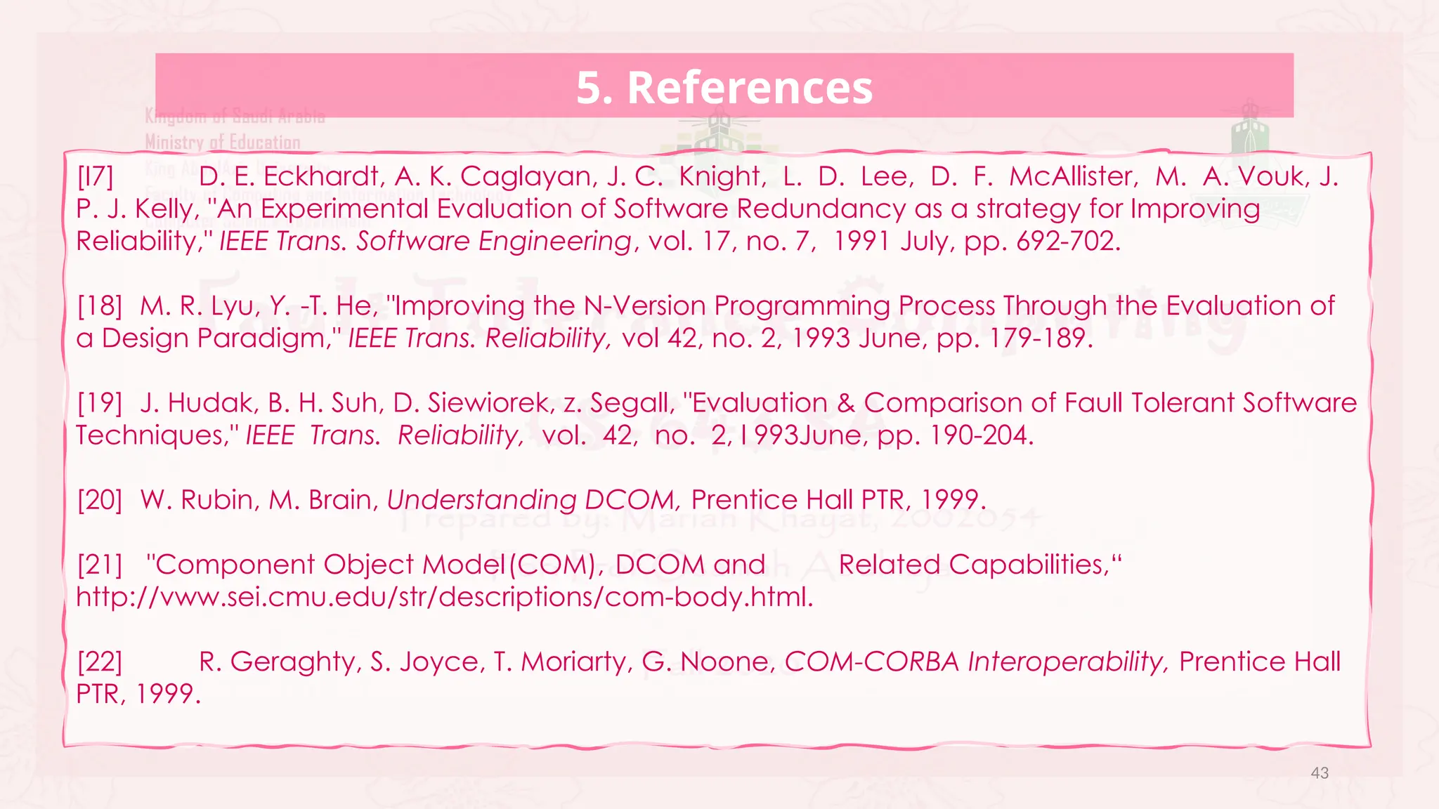 Improving N-Version Programming Technique Reliability Through Component–Based Software.pptx